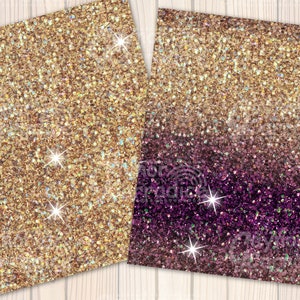 Halloween Glitter Seamless Patterns, Glitter Digital Papers, Hallows ...