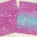Realistic Unicorn Christmas Glitter Digital Papers in Pink, Mint, Blue ...