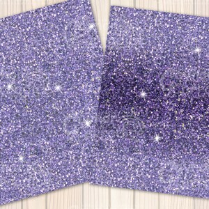 Purple Glitter Digital Papers - Lilac Ombre Glitter Seamless Patterns ...