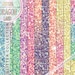 Easter Glitter Digital Papers - Pastel Ombre Glitter Seamless Patterns ...