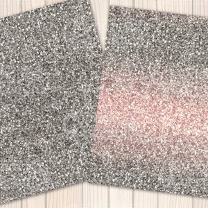 Pastel Glitter Digital Papers - Spring Ombre Glitter Seamless Patterns ...