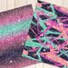 Circus Glitter Digital Papers Pink Mint Coral Navy Ombre - Etsy