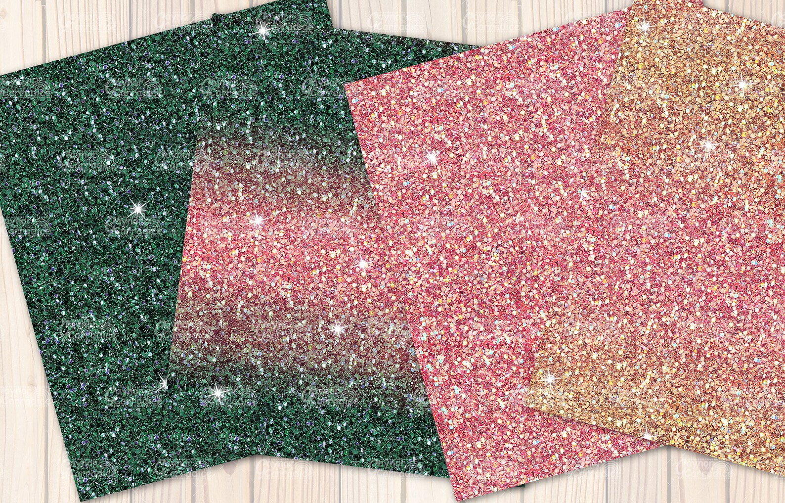 Summer glitter digital papers 22 glitter seamless patterns | Etsy