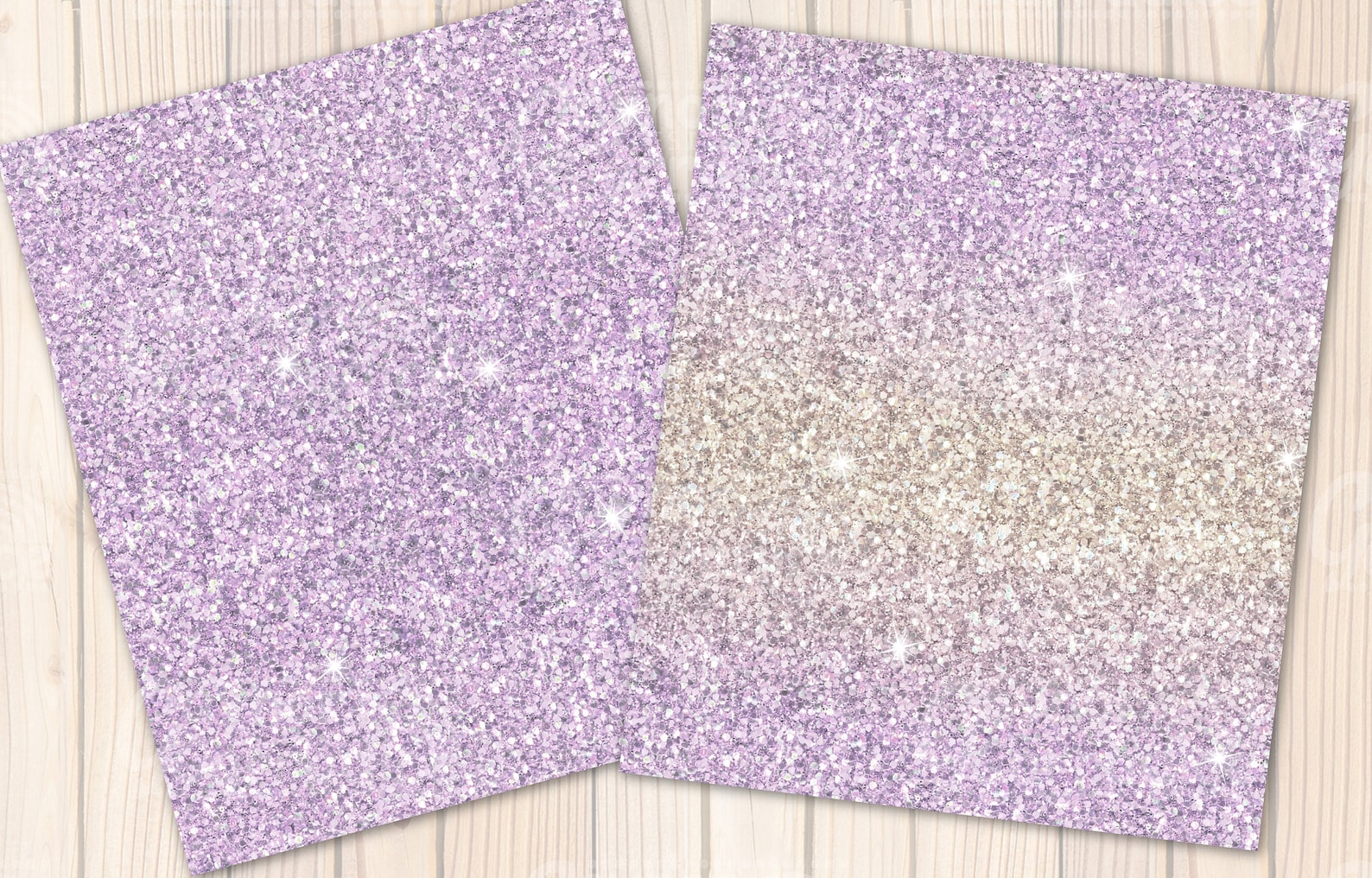 Pastel Glitter Digital Papers - Rainbow Ombre Glitter Seamless Patterns ...
