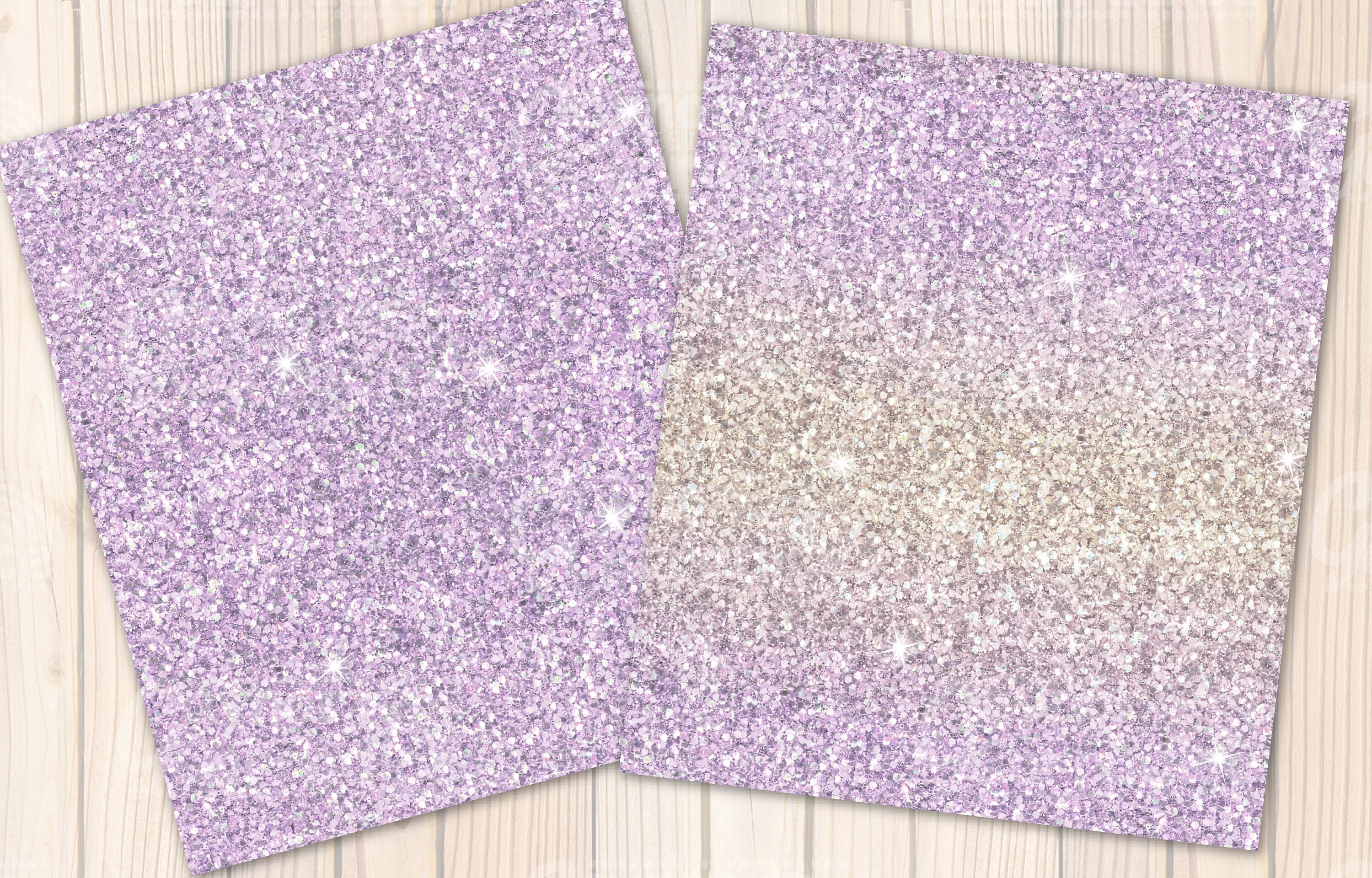 Pastel Glitter Digital Papers Rainbow Ombre Glitter Seamless | Etsy UK