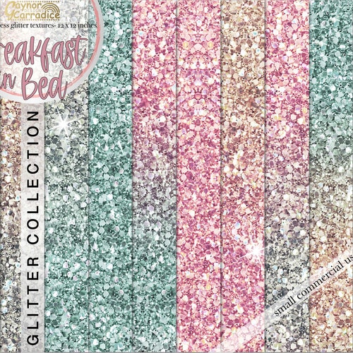 Mermaid Glitter Digital Papers Ombre Glitter Seamless - Etsy