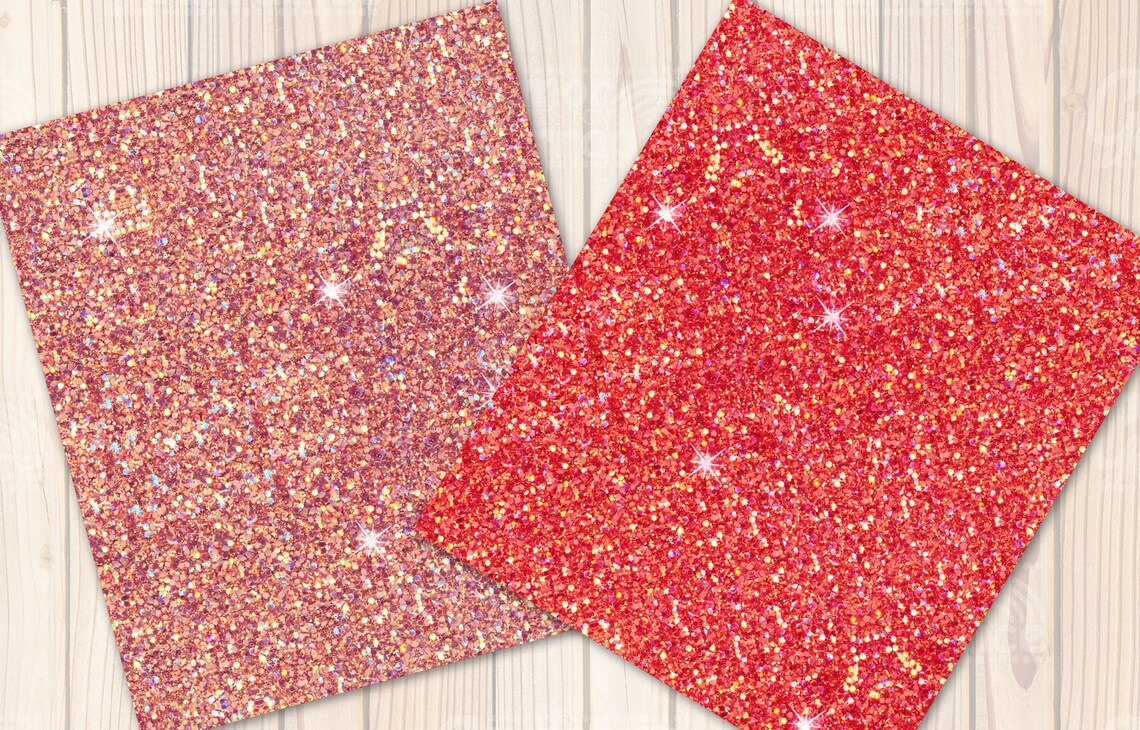 Blogger Glitter Digital Papers Rose Gold Glitter Seamless | Etsy