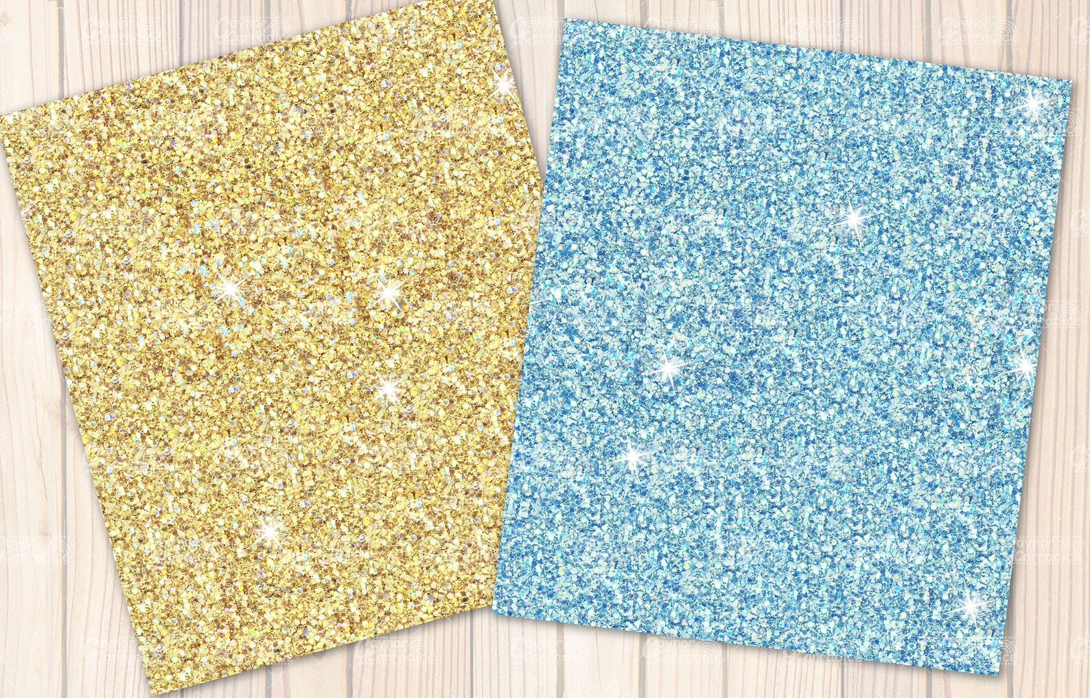 Rainbow Glitter Digital Papers Pastel Ombre Glitter Seamless - Etsy