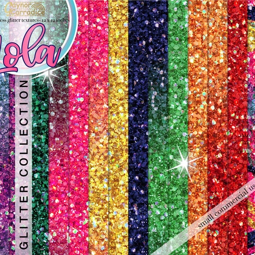 Mermaid Glitter Digital Papers Ombre Glitter Seamless - Etsy