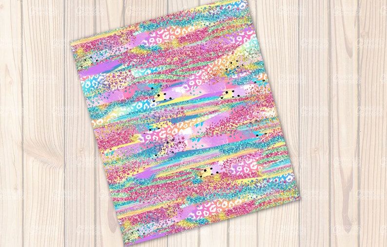 Brush Strokes Digital Paper 1 X Rainbow Seamless Pattern - Etsy