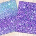 Mermaid Glitter Digital Papers, Ombre Glitter Seamless Patterns Summer ...