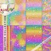 Rainbow Glitter Digital Papers - Multi Colored Ombre Glitter Seamless ...