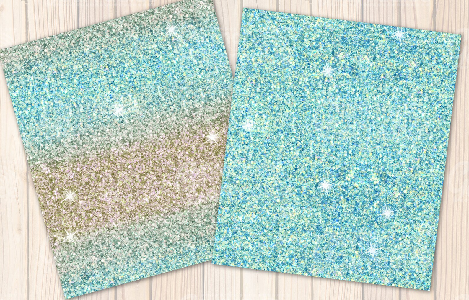 Glitter Digital Papers Glitter Seamless Patterns in Ombre - Etsy