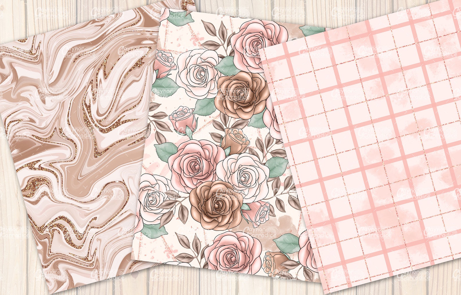 Coffee Digital Papers 15 Watercolor Coffee Seamless Patterns | Etsy UK