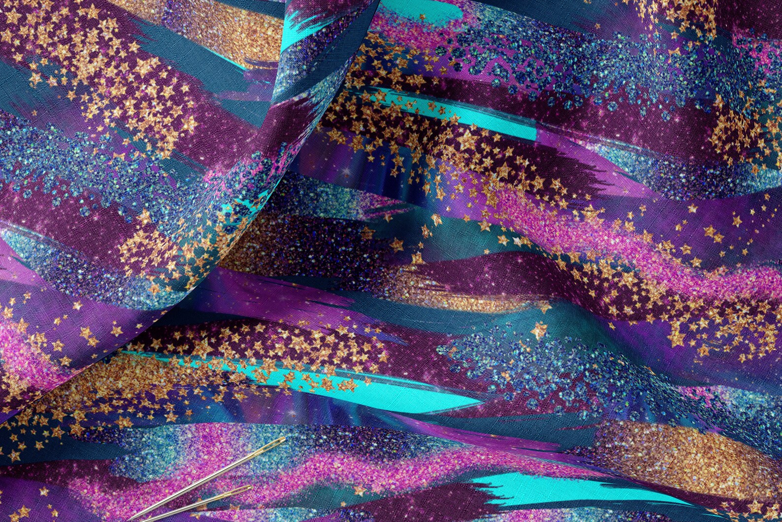 Brush Strokes Digital Papers - 1 X Outer Space Seamless Pattern, Galaxy ...