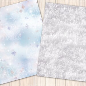 Winter Backgrounds - 10 Pastel Christmas Digital Papers in 12 X 12 ...