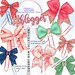 Planner Bow Clipart - Bows Clip Art Watercolor Rose Gold Ribbon ...
