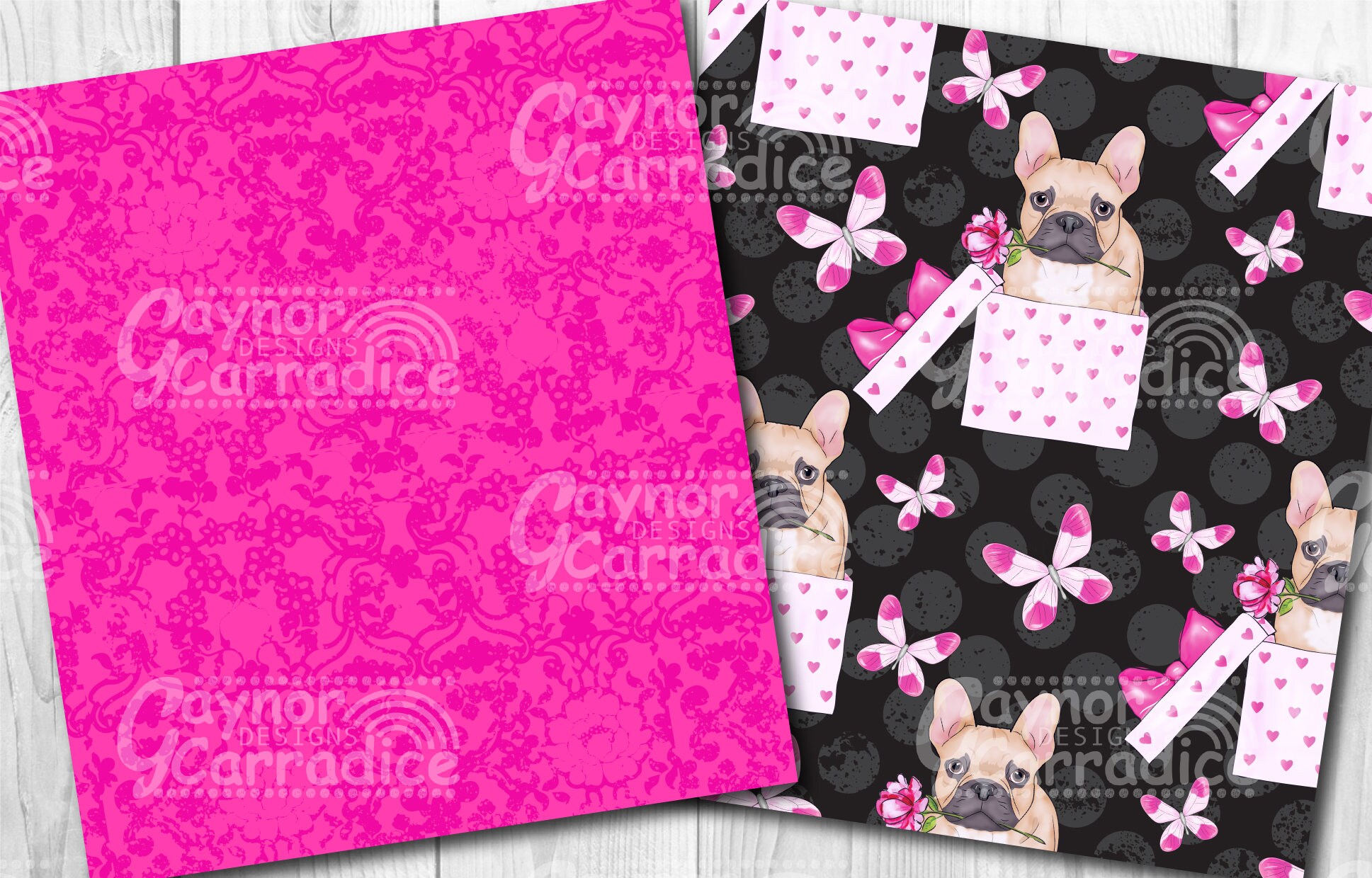 Roses Paper Digital, Romantic Digital Paper, Seamless Paper Pink ...