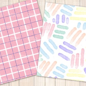 Spring Fresh Digital Papers, 16 Watercolor Easter Seamless Patterns ...