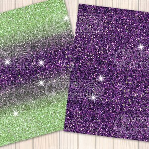 Halloween Glitter Digital Papers, Glitter Seamless Patters, Hallows Eve ...
