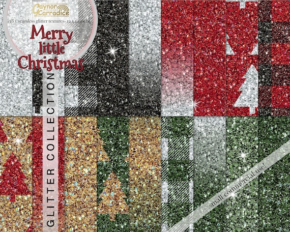 Red Green Gold Glitter Texture Glitter digital paper Background ...