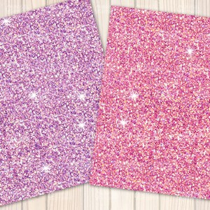 Easter Glitter Digital Papers - Pastel Ombre Glitter Seamless Patterns ...