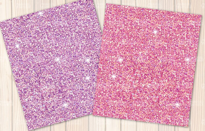 Easter Glitter Digital Papers - Pastel Ombre Glitter Seamless Patterns ...