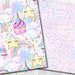 Unicorn Party Digital Papers Set Birthday Seamless Pattern - Etsy