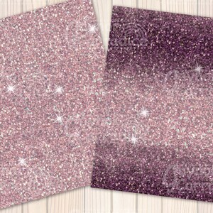 Autumn Glitter Digital Papers, Fall Glitter Seamless Patters ...