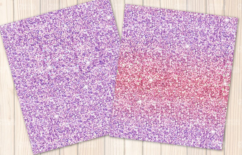 Pastel glitter digital papers pink silver lilac mint | Etsy