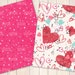 Valentines Day Digital Papers - 12 Watercolor Valentine's Seamless ...