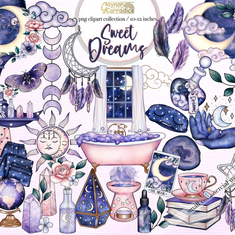 Celestial Clipart - Etsy