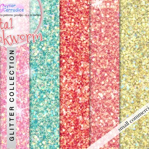 Glitter Digital Paper Glitter Seamless Patterns Sequin Backgrounds Glam ...