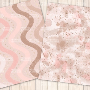 Coffee Digital Papers, 15 Watercolor Coffee Seamless Patterns, Cafe ...