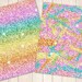 Rainbow Glitter Digital Papers - Multi Colored Ombre Glitter Seamless ...