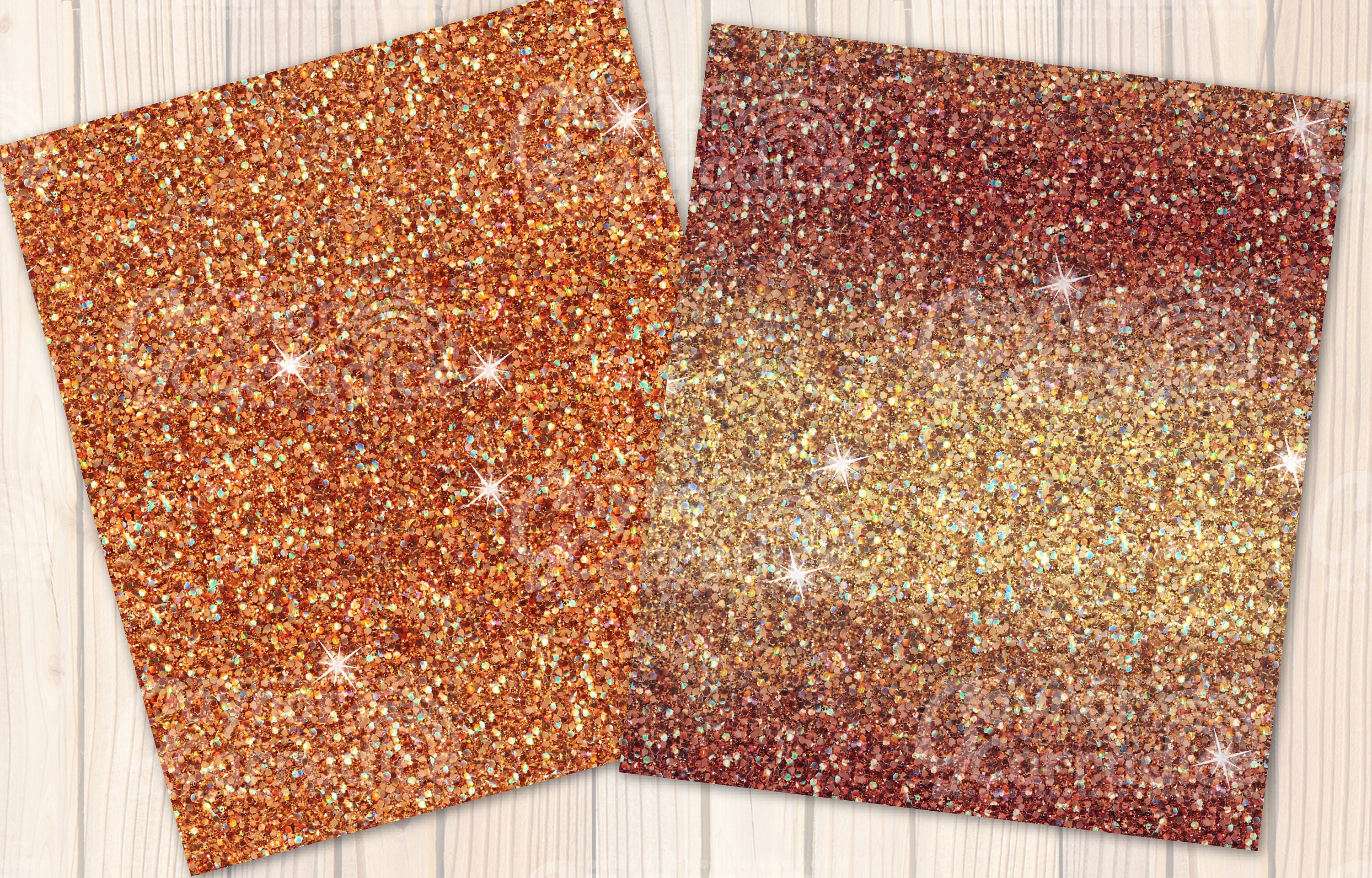 Autumn Glitter Digital Papers Fall Glitter Seamless Patters | Etsy