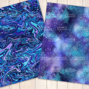 Watercolor Halloween Digital Papers - 12 Witchcraft Seamless Patterns ...