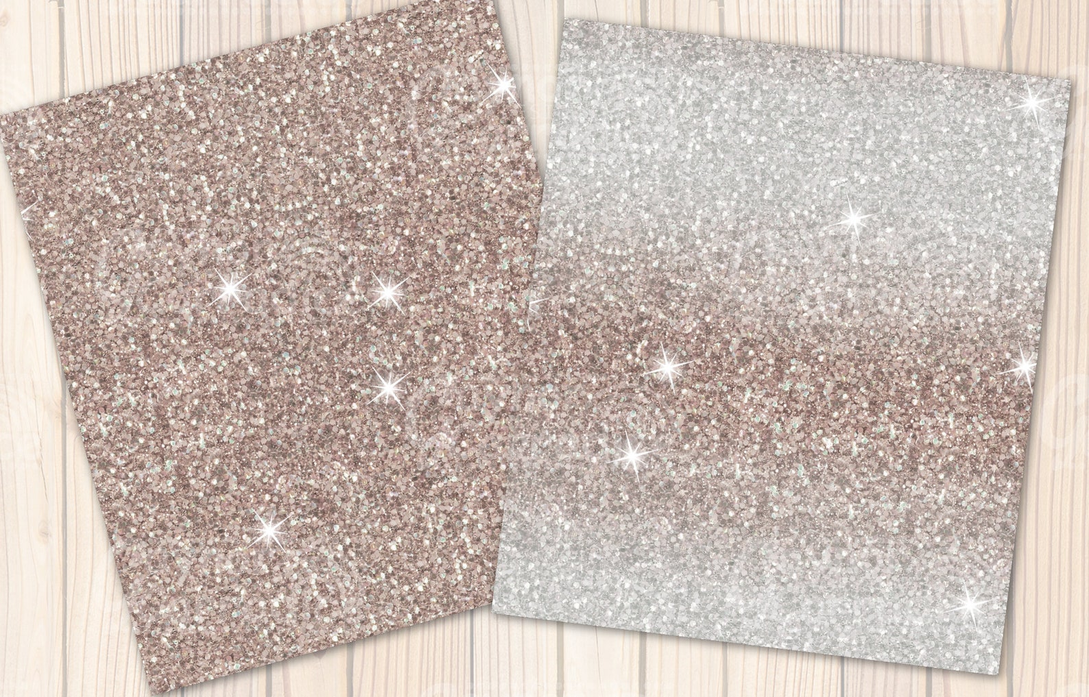 Winter Glitter Digital Papers Ombre Glitter Seamless - Etsy UK