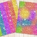 Rainbow Glitter Digital Papers - Multi Colored Ombre Glitter Seamless ...