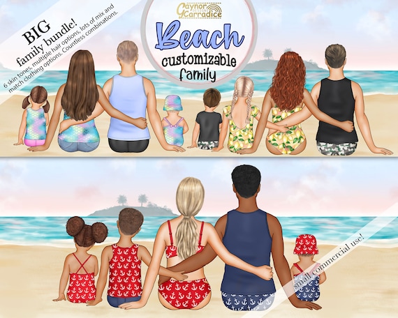 Family Of 6 Clip Art