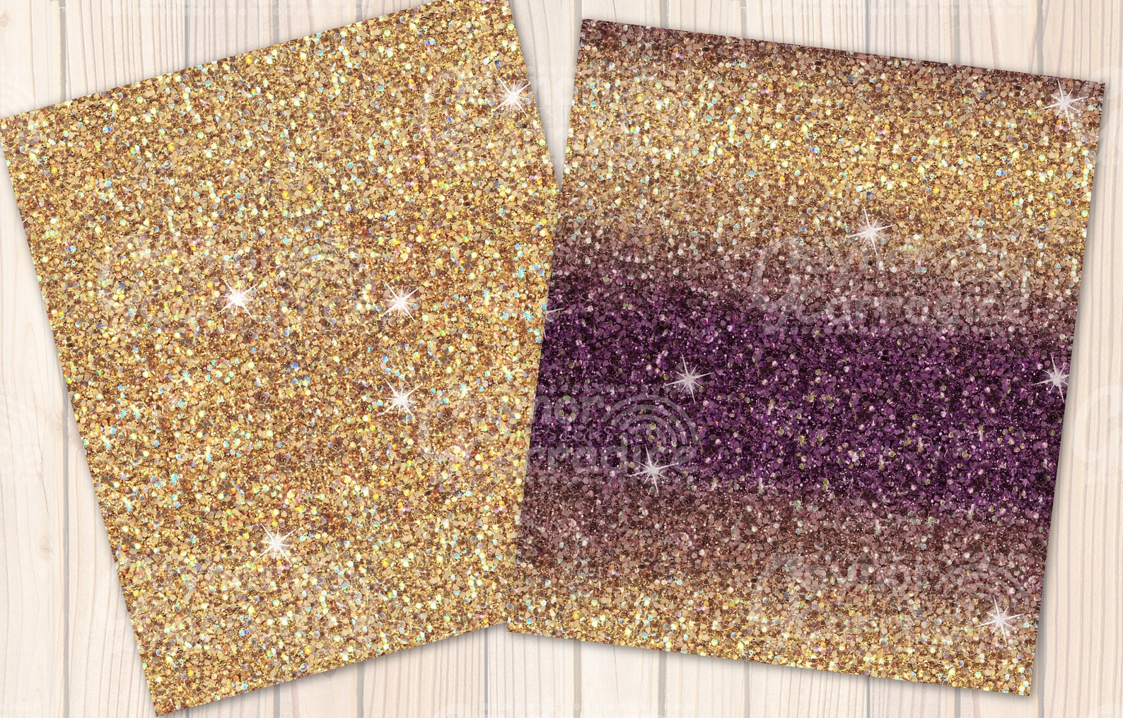 Autumn Glitter Digital Papers Fall Glitter Seamless Patters | Etsy