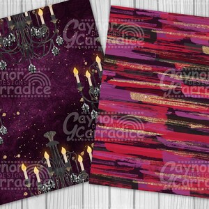 Watercolor Halloween Digital Papers, Halloween Seamless Patterns ...
