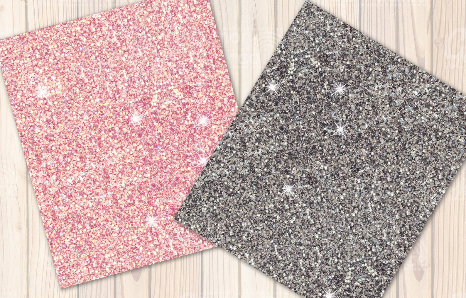 Rose Gold Glitter Digital Papers Blush Sequin Seamless Patterns Digital ...