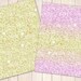Winter Glitter Digital Papers Purple, Pink, Blue, Teal, Yellow Ombre ...