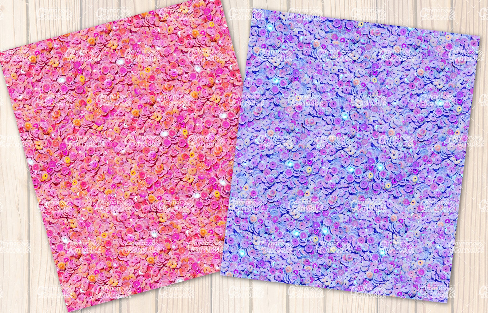 Iridescent Sequins Digital Papers Multi Colored Sequin - Etsy