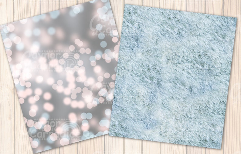 Winter Backgrounds 10 Pastel Christmas Digital Papers in 12 - Etsy