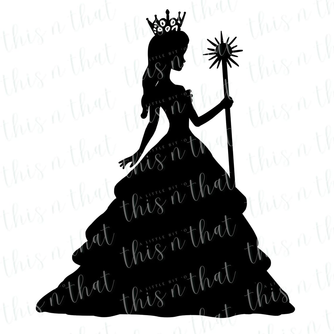 Wicked SVG Cut File, PNG, JPG, Glinda & Elphaba Silhouette - Etsy