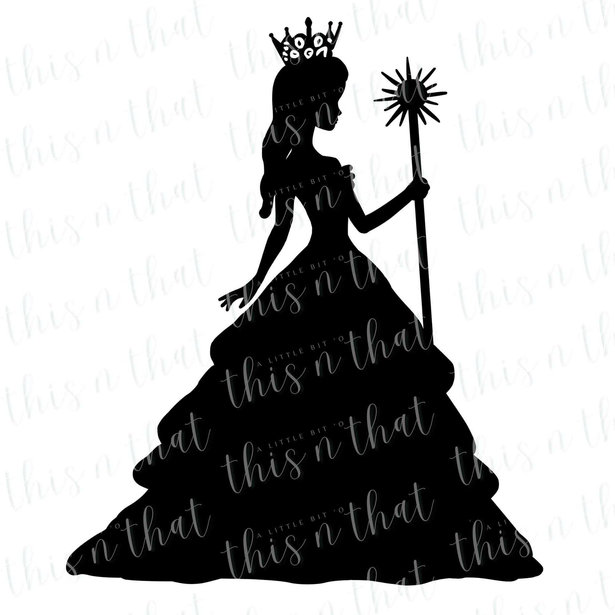 Wicked SVG Cut File, PNG, JPG, Glinda & Elphaba Silhouette - Etsy