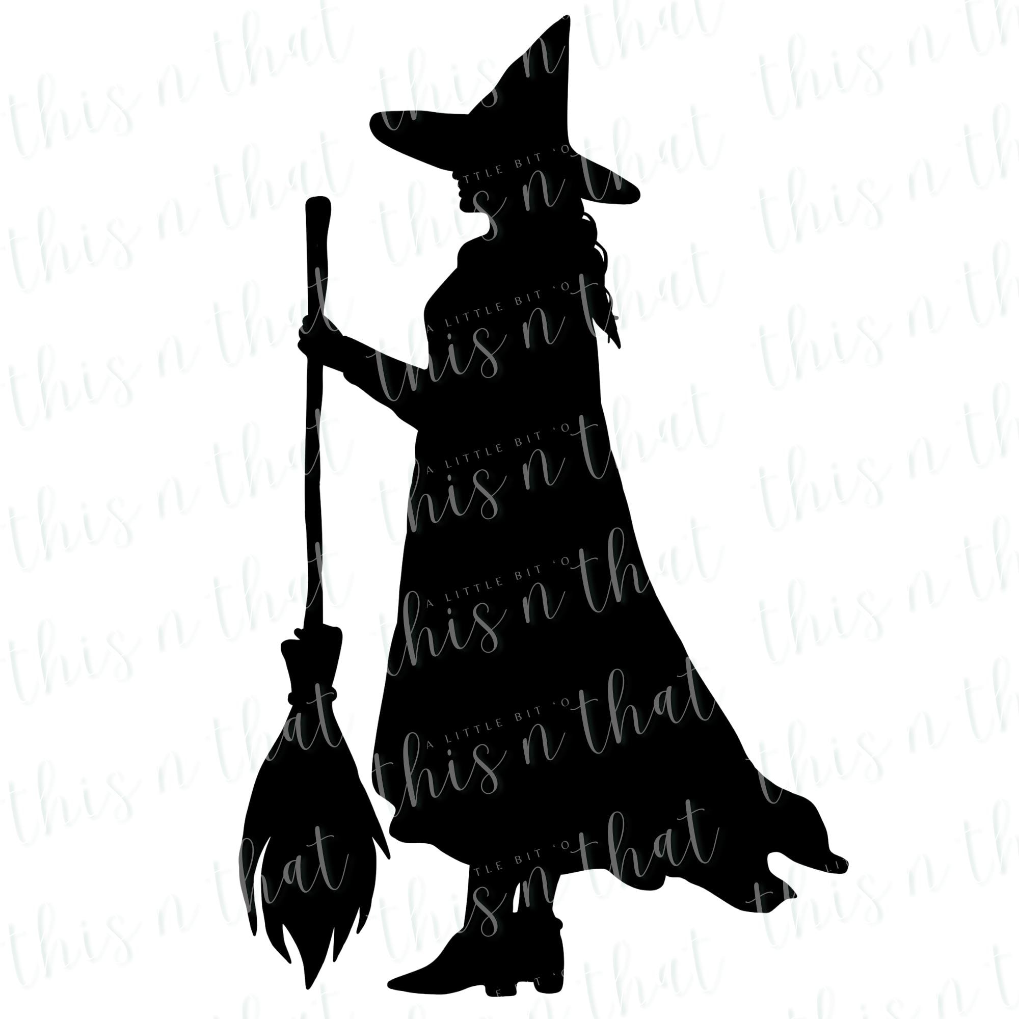 Wicked SVG Cut File, PNG, JPG, Glinda & Elphaba Silhouette - Etsy UK