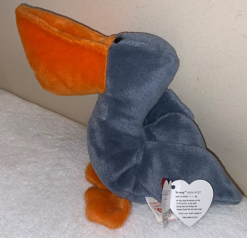 TY BEANIE Baby-scoop (P.V.C Pellets) Comes With Baby - Etsy